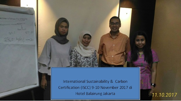TRAINING ISCC (International Sustainability & Carbon Certification ...